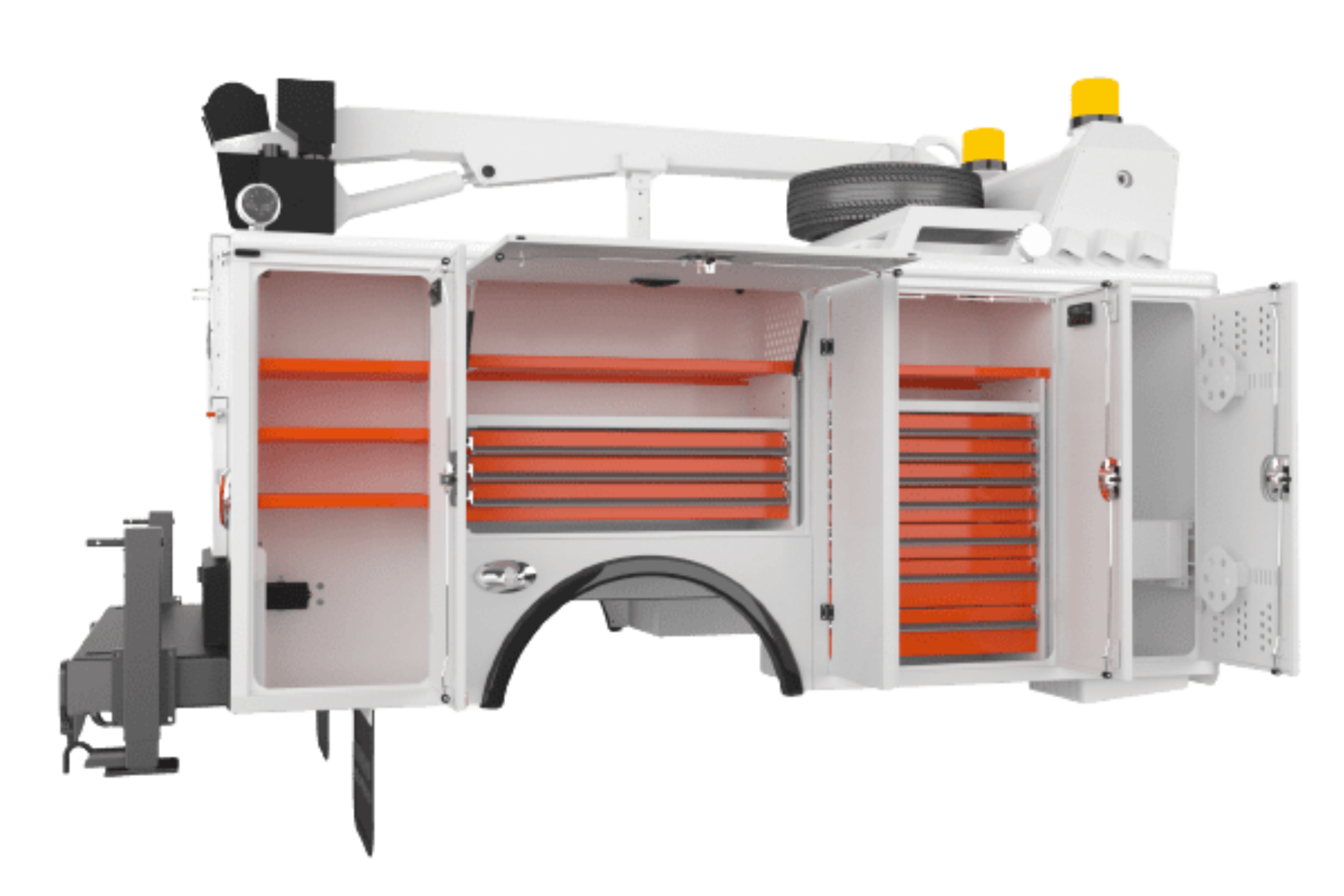 Milron 11 Series Crane Body - 11' DRW - Arrow Equipment