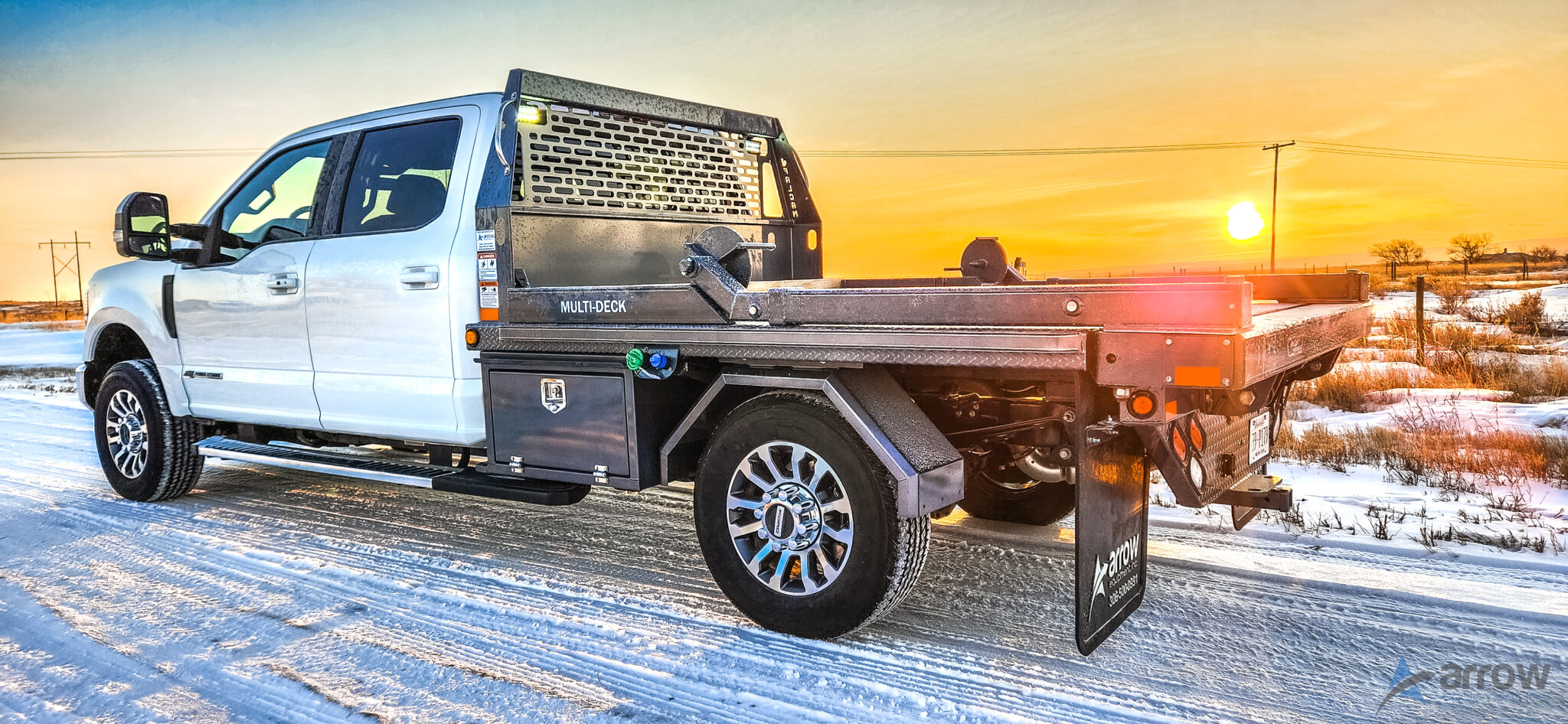 Falcan Multi-Deck Bale Deck - Long Box, SRW - Arrow Equipment